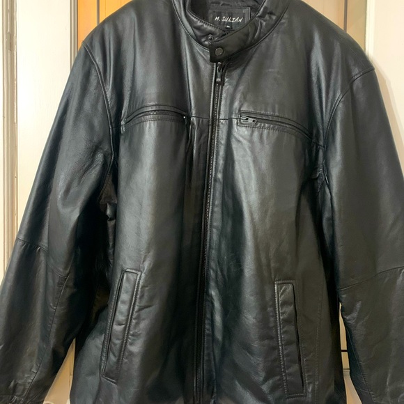 M. Julian | Jackets & Coats | Mens 3xl Xxxl Leather Jacket Black | Poshmark